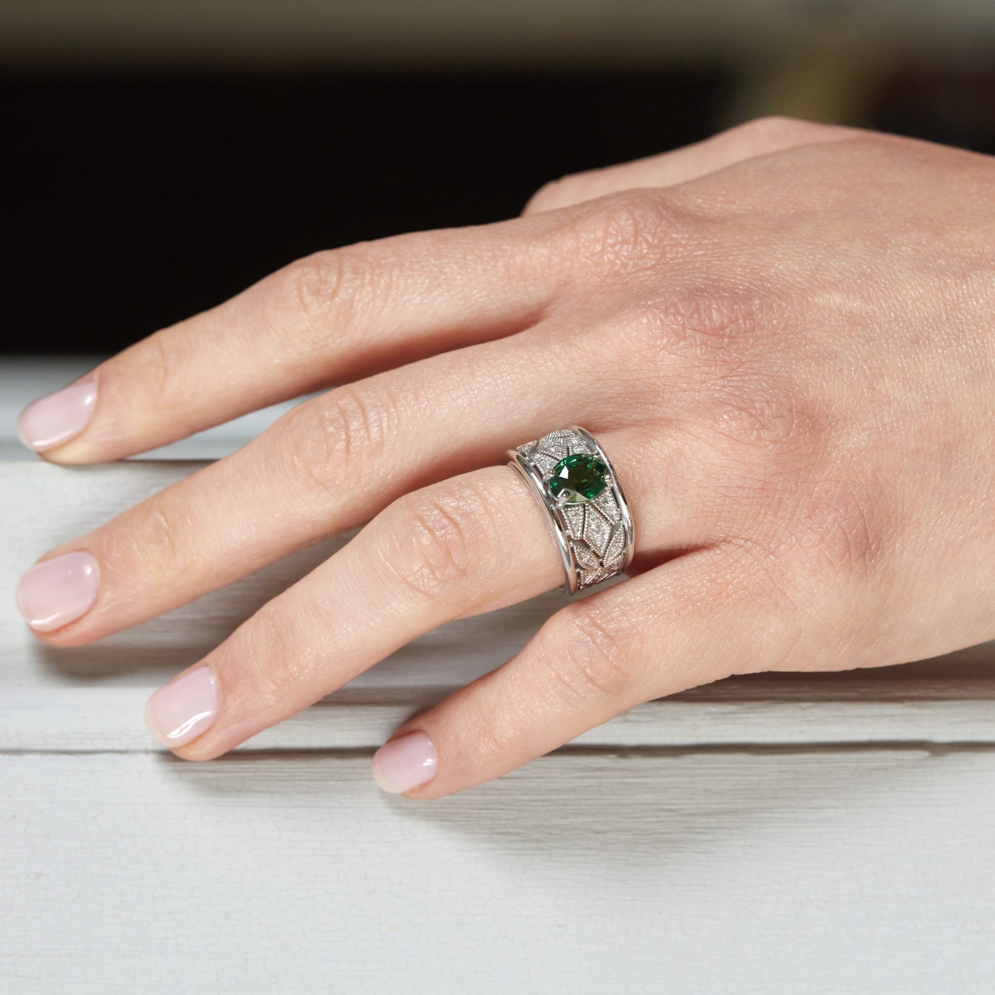 Chevalière sur mesure par les ateliers de joaillerie Perrigot