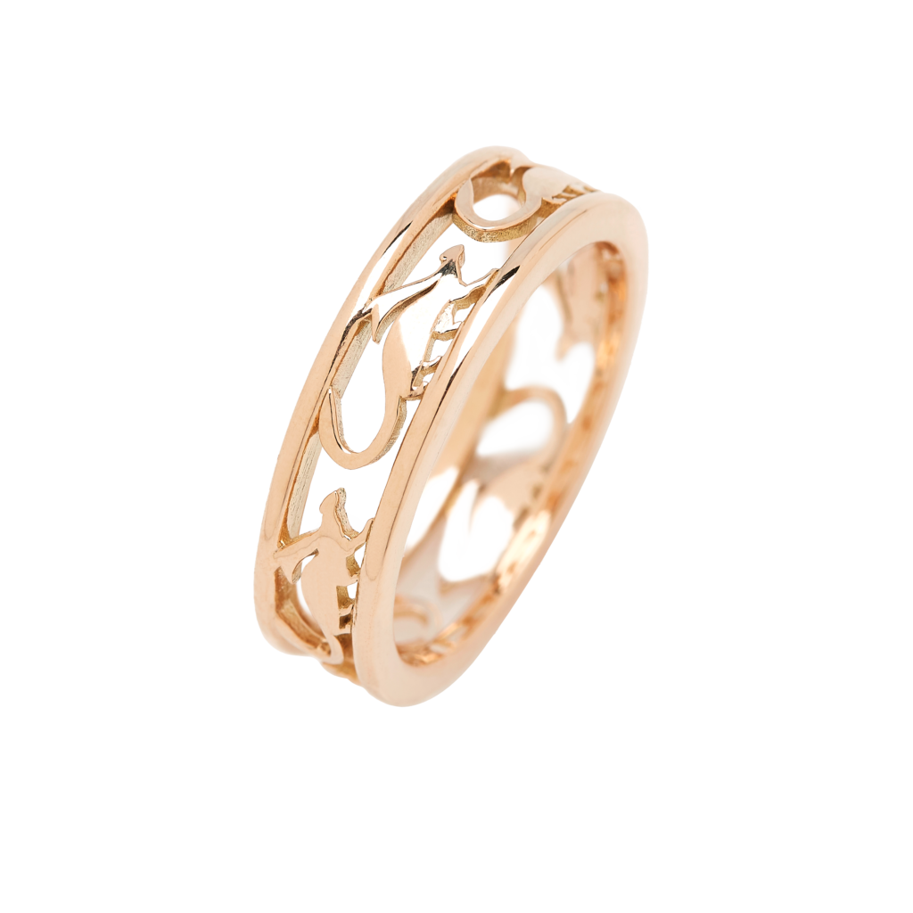 Alliance couple pour un duo de bagues de mariage assorties